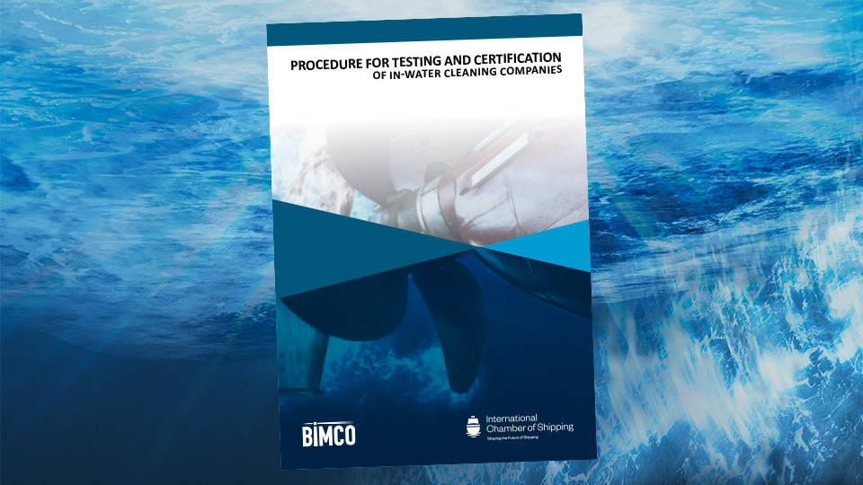 Independent testing & certification of in-water cleaning companies