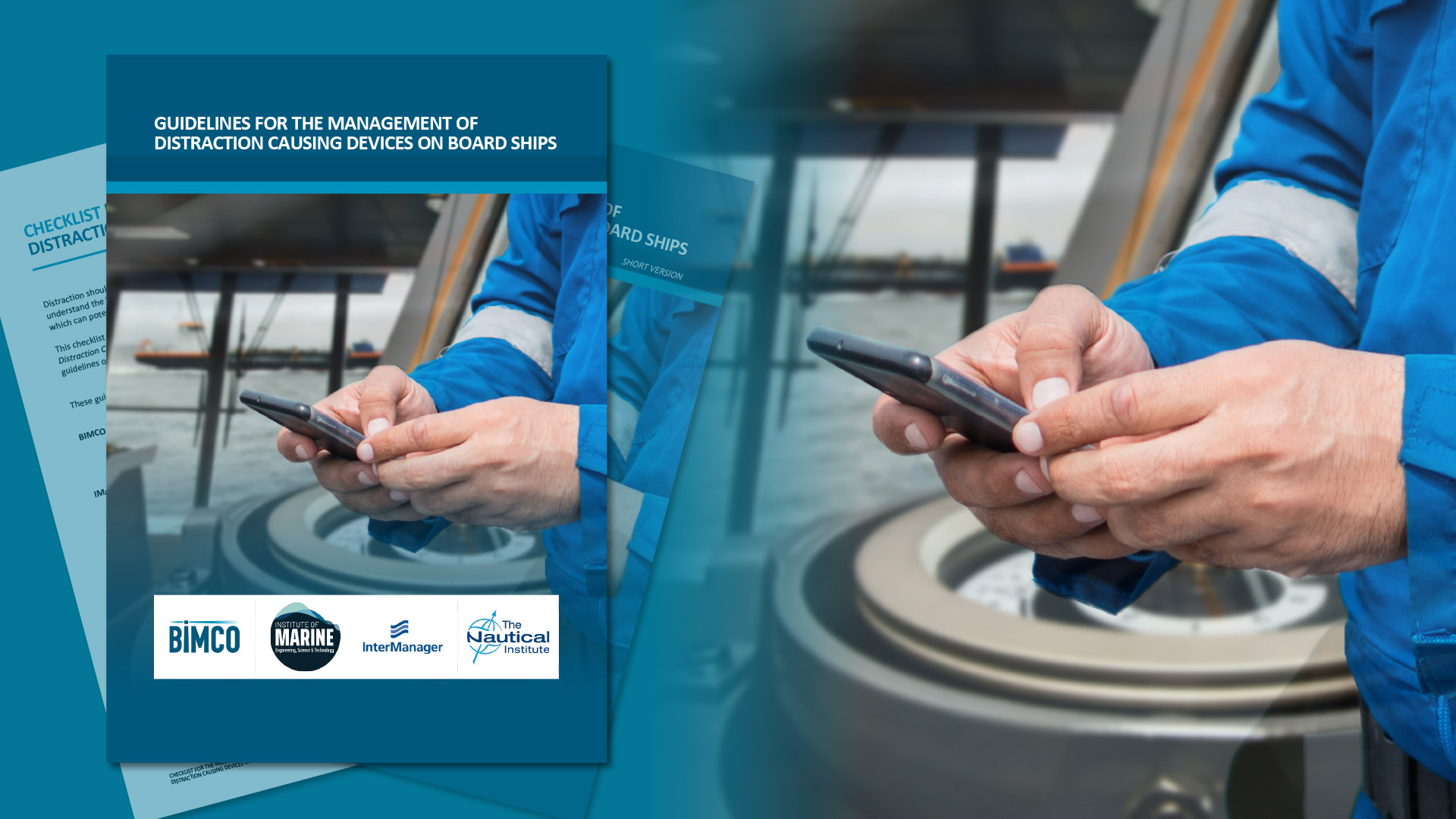 Distraction-causing devices on board ships